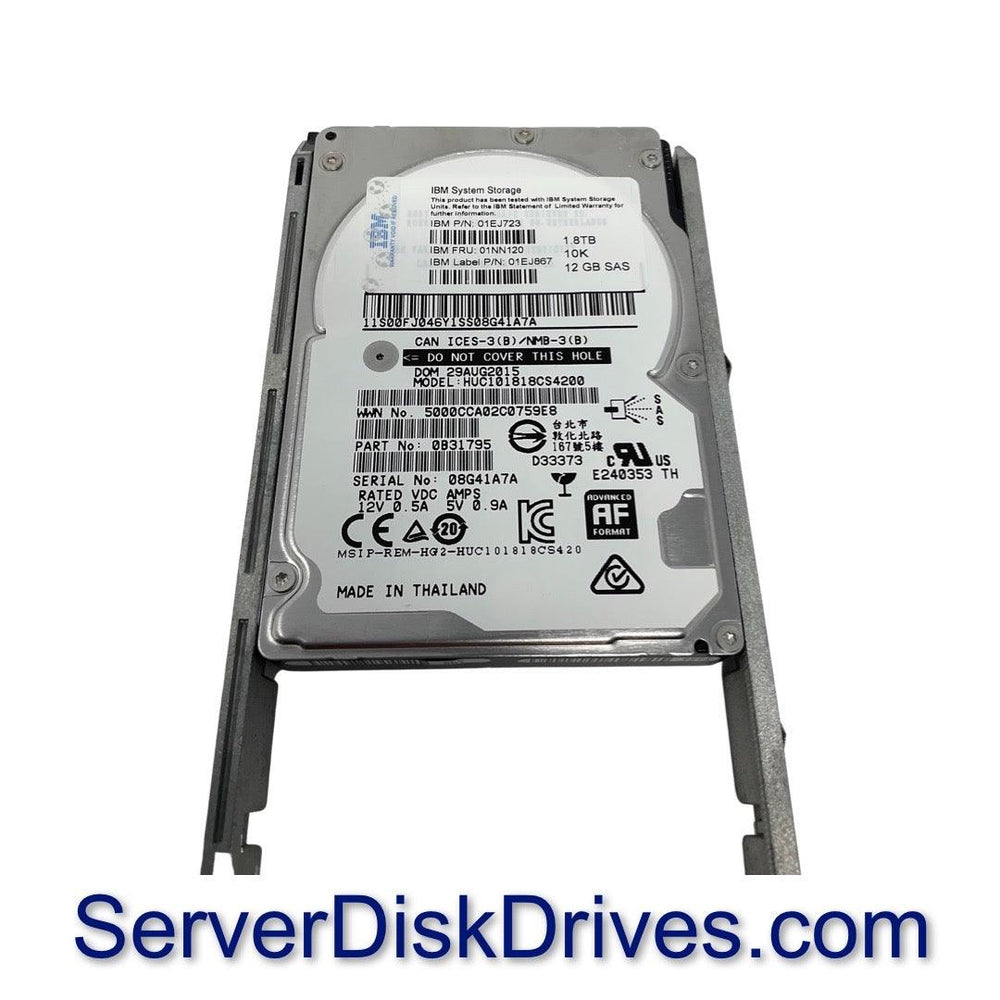 01NN120 | 01EJ723 | Lenovo V3700 V2 1.8TB 10K 12G 2.5" SAS Hard Drive